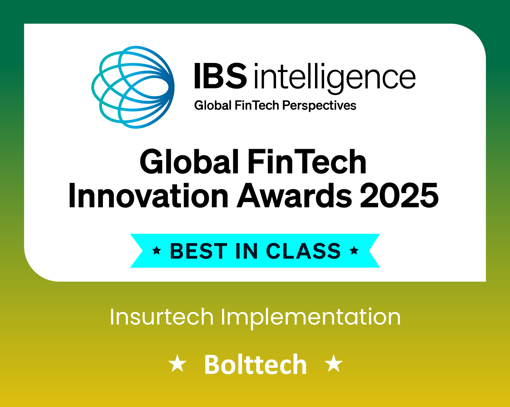 bolttech wins Best-in-Class Insurtech Implementation at IBSi GFIA 2025 ...